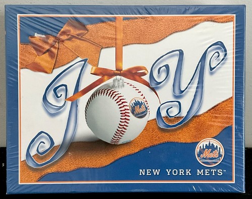NEW Mew York Mets Christmas Holiday Cards & Envelopes 15ct Official MLB ...