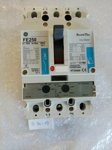 Record Plus Circuit Breaker FE250 Leistungsschalter 750V 250A | eBay.de