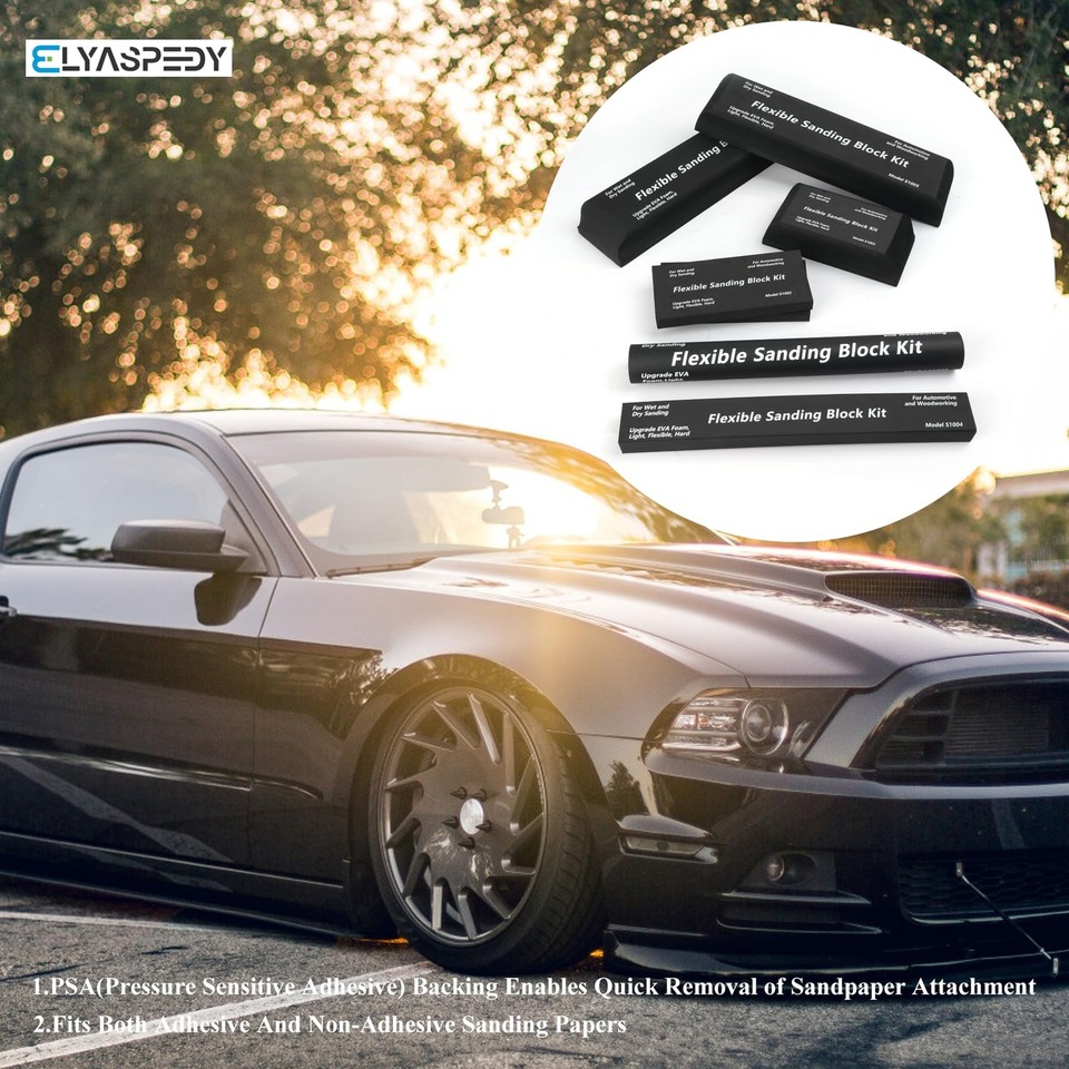 Sanding Block Kit 7PC, Auto Body Sanding Blocks for Automotive Use | eBay