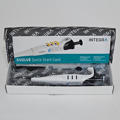 5x INTEGRA EVOLVE Well Balanced Manual Pipette 3018 Single Channel 100 ...