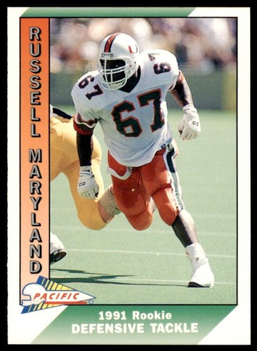 1991 Pacific. Russell Maryland Rookie . Dallas Cowboys #536 | eBay