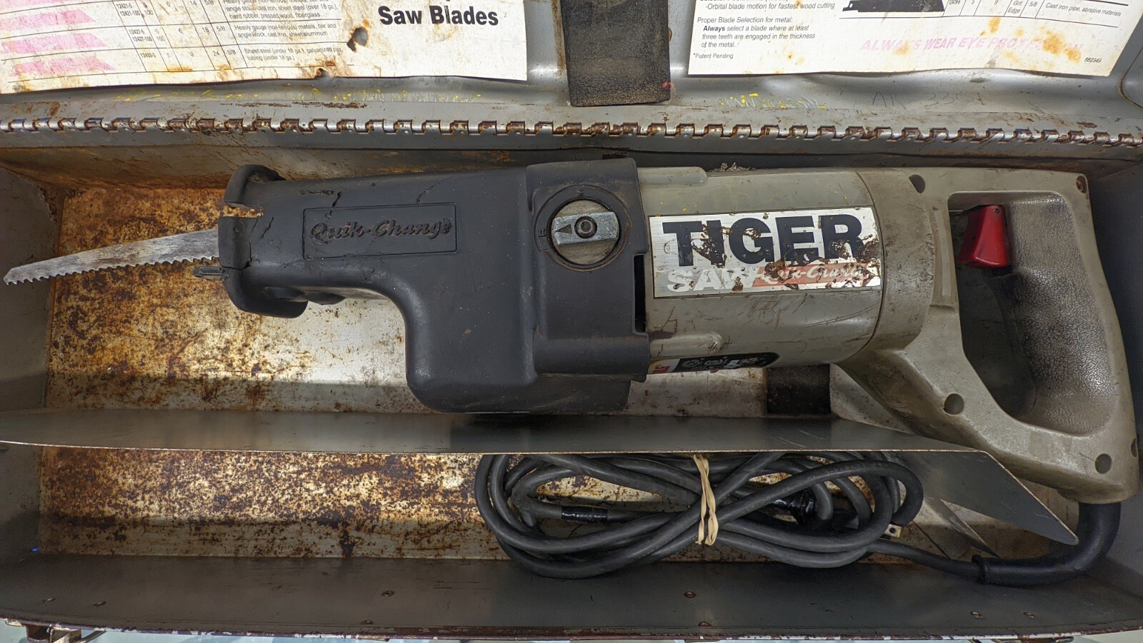 Porter Cable Tiger Saw 737, Variable Speed Corded Reciprocating Saw ...