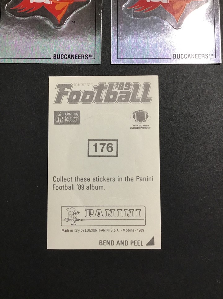 (3) Tampa Bay Buccaneers TEAM STICKERS - 1989 Panini NFL Sticker C03 | eBay