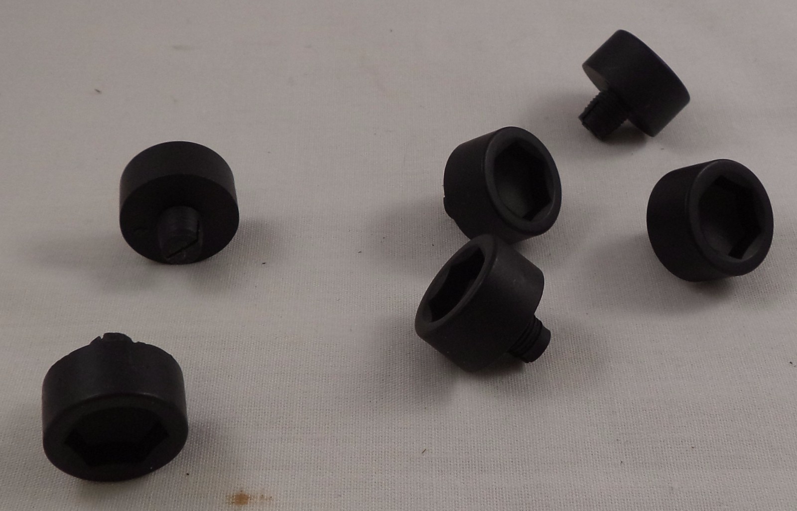 Ultra Wheels Mammoth Black Custom Wheel Dummy Bolts Center Cap Set 50 ...