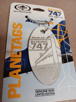 Combo Boeing 747 Atlas Genuine Skin Plane Tag / Planetags | eBay