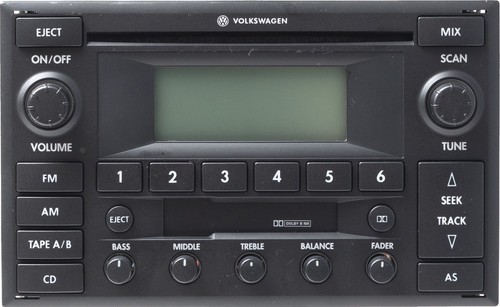 2002 Volkswagen Golf AMFM Radio Stereo-Cassette CD Player Model Number ...