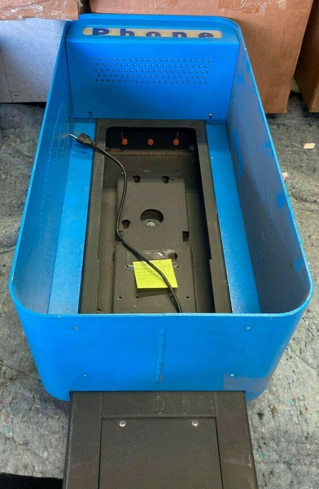 Vintage Payphone Kiosk Telephone Phone Alumin Box Coin Wall Booth Metal ...