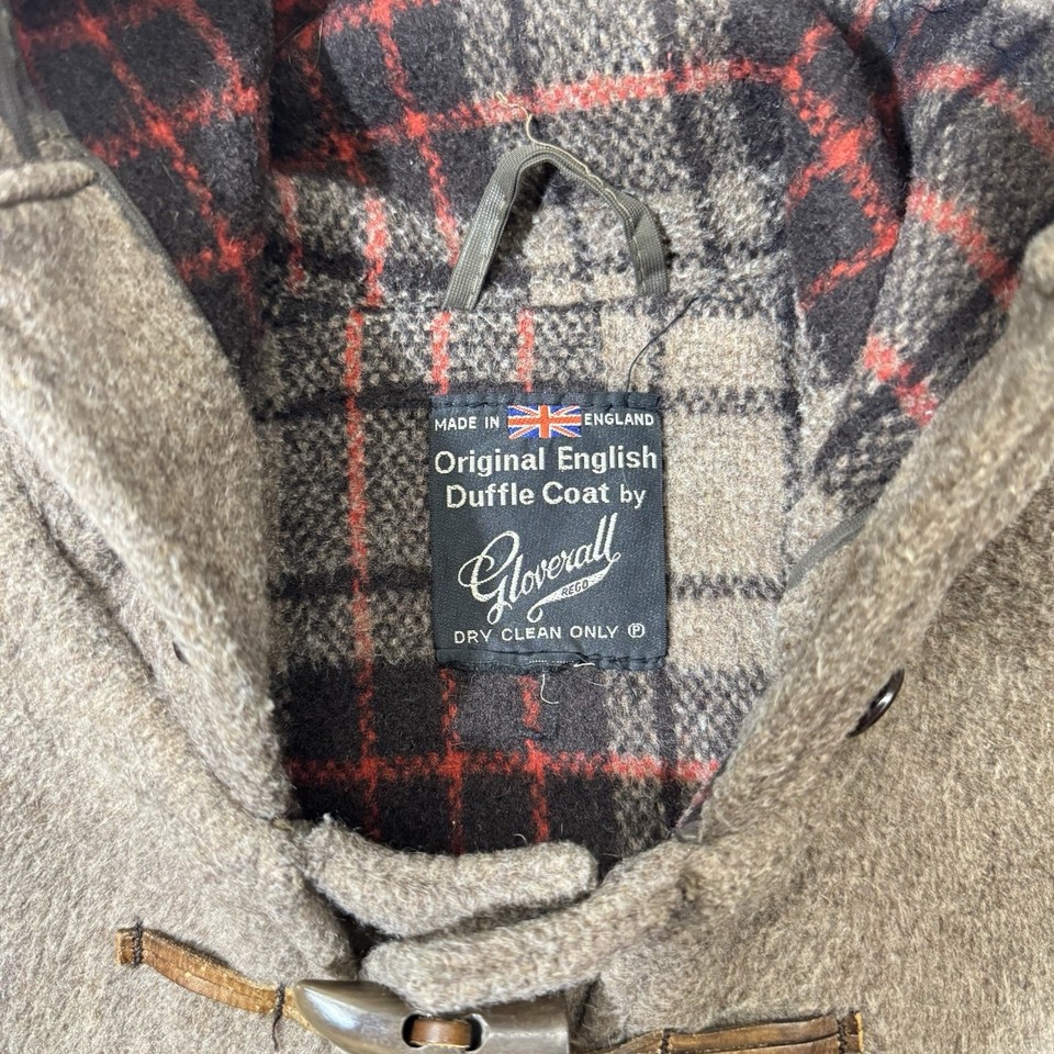 Vintage 1970'S Gloverall duffle coat made in England size Large men's ...