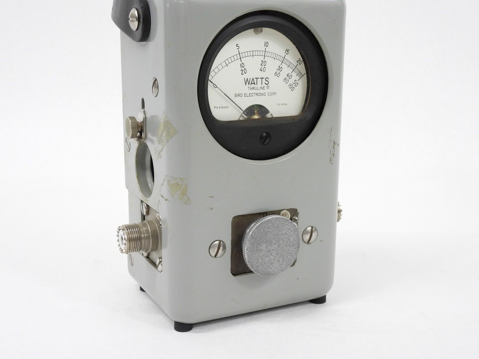 Bird 43 Ham Radio RF Analog Power Watt Meter Wattmeter (works well) | eBay
