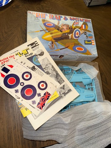 REVELL DEALS WHEELS RIF RAF & SPITSFIRE ORIGINAL ISSUE UNBUILT 1971 | eBay