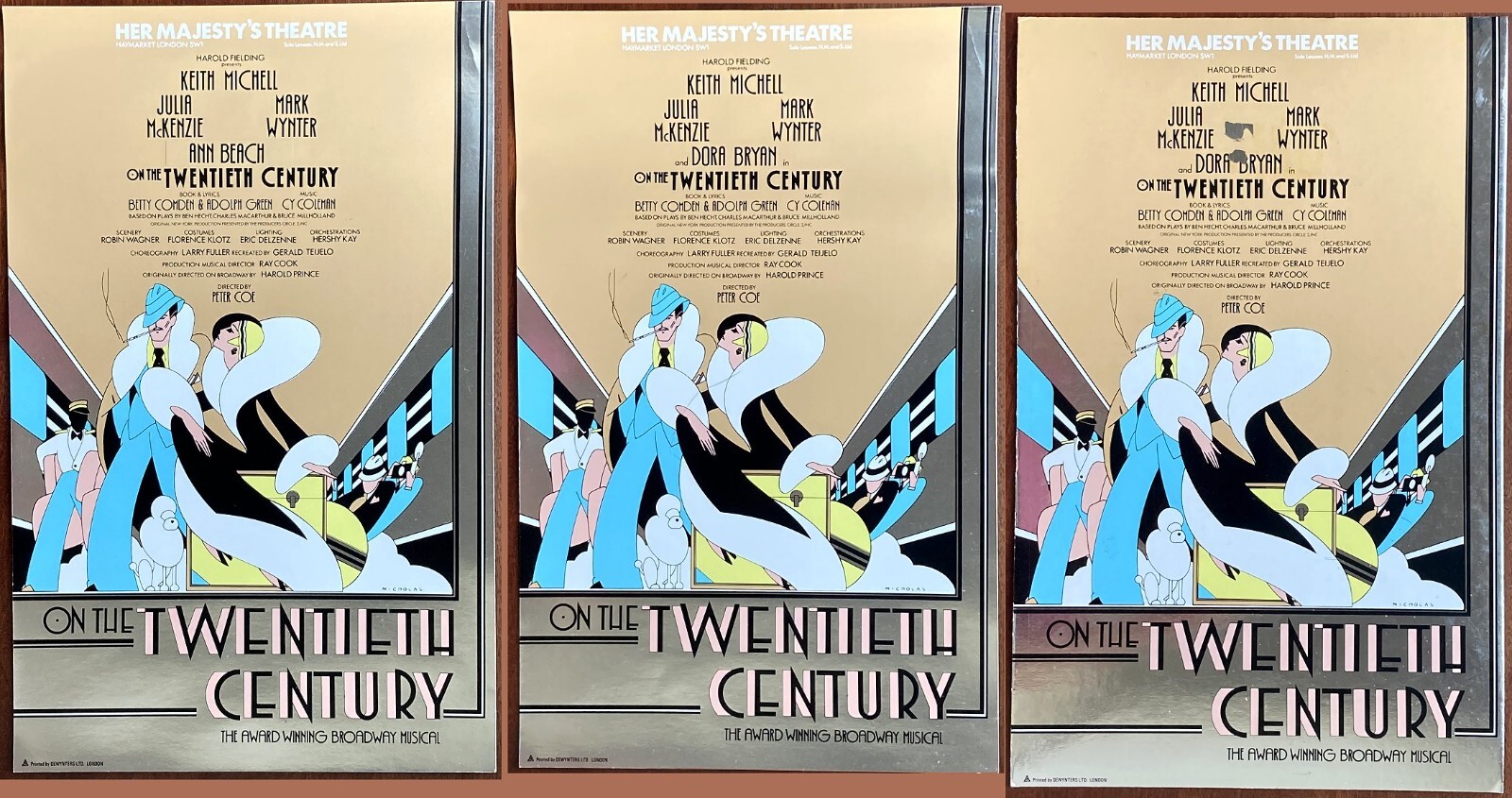 TRITON offers Original 1980 London Musical Posters ON THE 20TH CENTURY ...