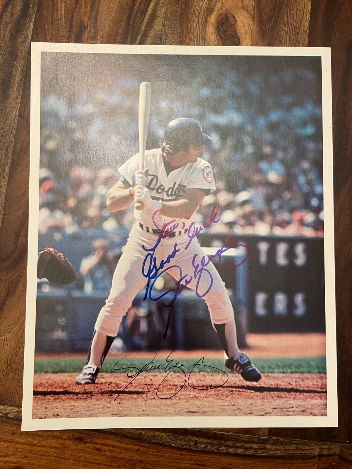 SIGNED STEVE YEAGER 8X10 PHOTO AUTOGRAPH - DODGERS | eBay UK