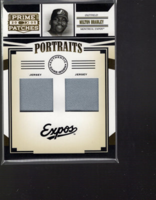A8866-2005 Prime Patches Portraits Double Swatch #61 Milton Bradley/150 ...