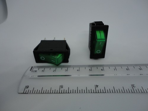 2Pc Pack KCD3 T125 15A 250V 20A 125V AC CB Power Button Rocker Switch 3 ...