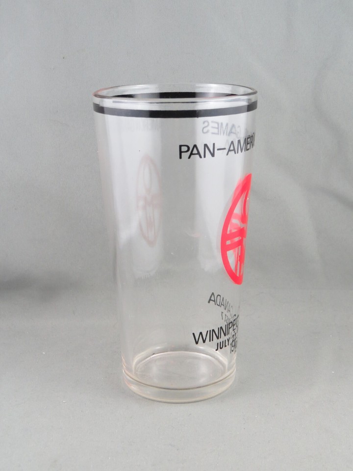 Vintage Glass - 1967 Pan American Games Winnipeg - Heavy Glass | eBay