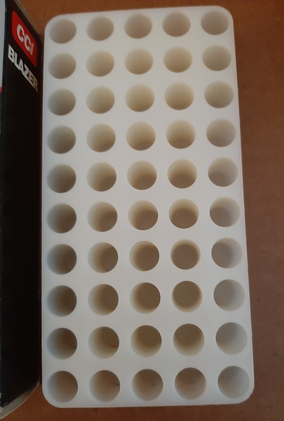 Vintage CCI Blazer 9mm Luger 115 Grain TMJ Empty Ammo Box w/ Plastic ...