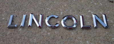 Lincoln emblem letters badge decal logo MKX MKZ MKS OEM Genuine ...