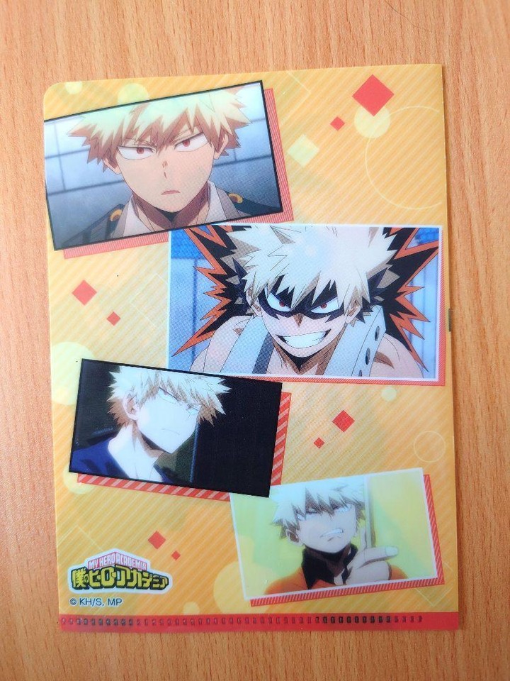 My Hero Academia Katsuki Bakugou Mini Clear File | eBay