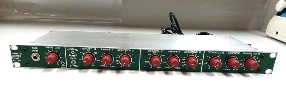 Furman PQ3 Parametric Equalizer 3-Band EQ Rack Guitar Effect Preamp | eBay