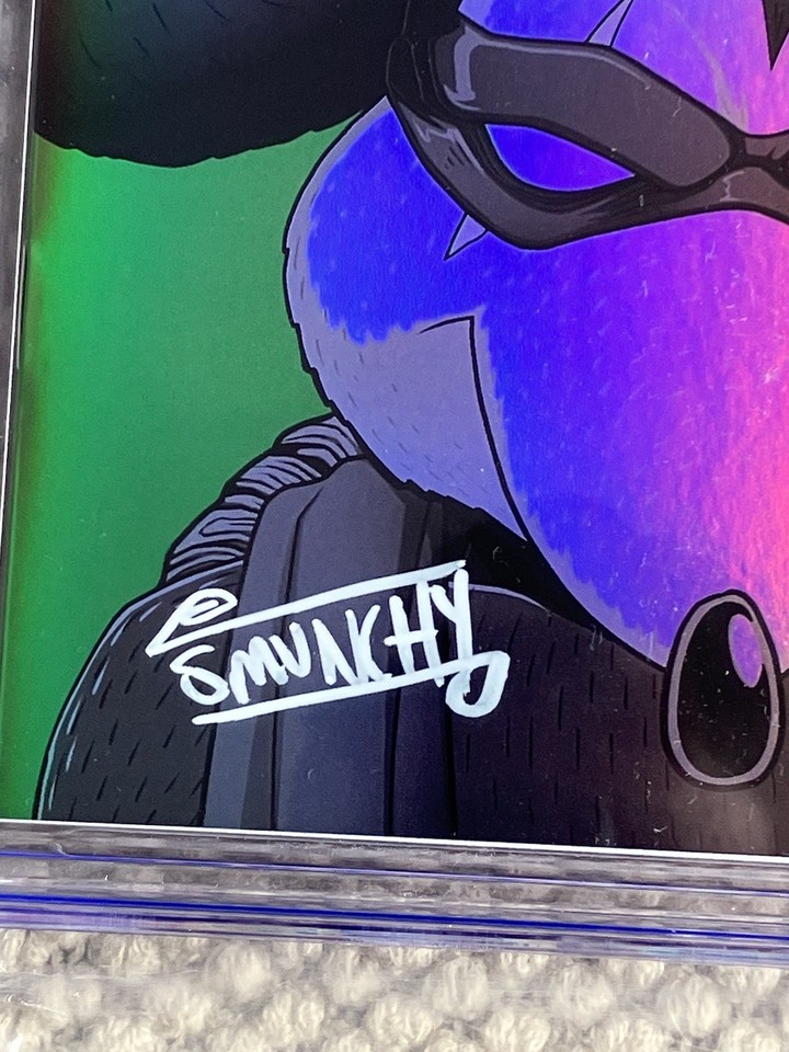CGC 9.8 Too Many Ninja Willies Biggie Foil Sketch/Signed SMUNCHY ...