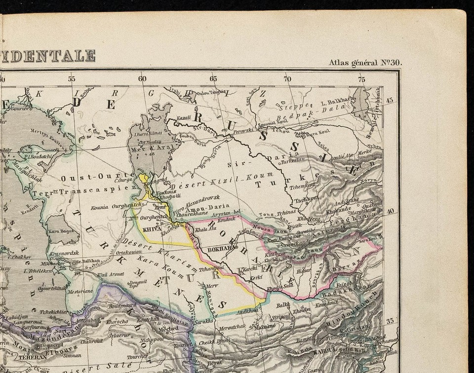 1885 - Carta Antica Asia Occidentale - Justus Perthes - Medio Orient | eBay