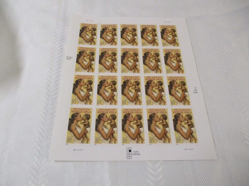 TEST EARLY FOR SICKLE CELL 37 CENT STAMP SHEET | eBay