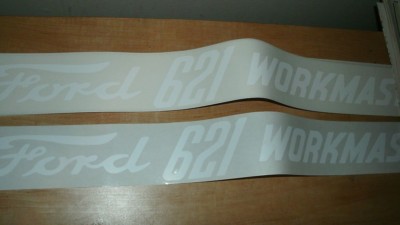 1958 1959 1960 FORD WORKMASTER 621 SERIES MODEL TRACTOR DECALS NEW PAIR ...