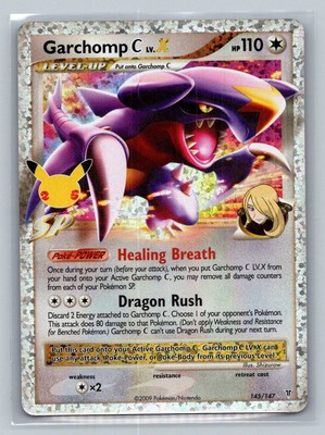 Garchomp C LV.X 145/147 Holo Full Art Ultra Rare Card Pokémon ...