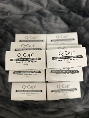 Q-Cap Needle-Free Reconstitution 13mm Vial Adapter (5 pieces/ Box) | eBay