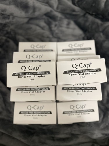 Q-Cap Needle-Free Reconstitution 13mm Vial Adapter (5 pieces/ Box) | eBay