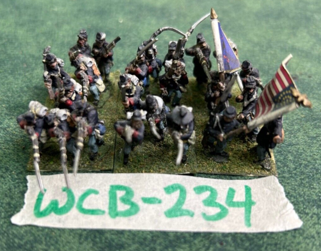 15mm Painted ACW Union Infantry Lot WCB-234 | eBay