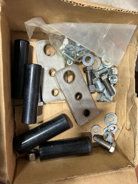 BUYERS SALTDOGG TAILGATE SPREADER MOUNT HARDWARE PLATE PINS STAINLESS ...