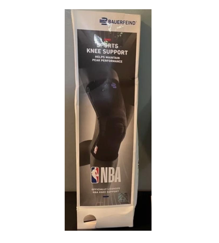 BAUERFEIND Knee Bandage Sports Knee Support NBA Unisex, Black, Size S ...