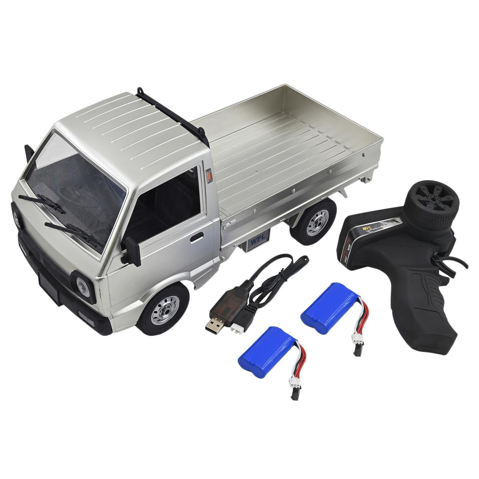WPL D12 RC Truck 1/10 Scale Simulation Truck Brushed 260 Motor Climbing ...