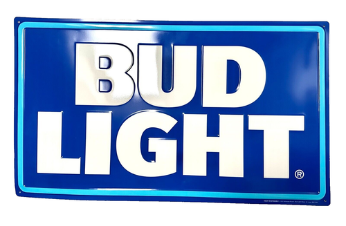 *NEW* BUD LIGHT - METAL BEER SIGN - ADVERTISING TIN | eBay
