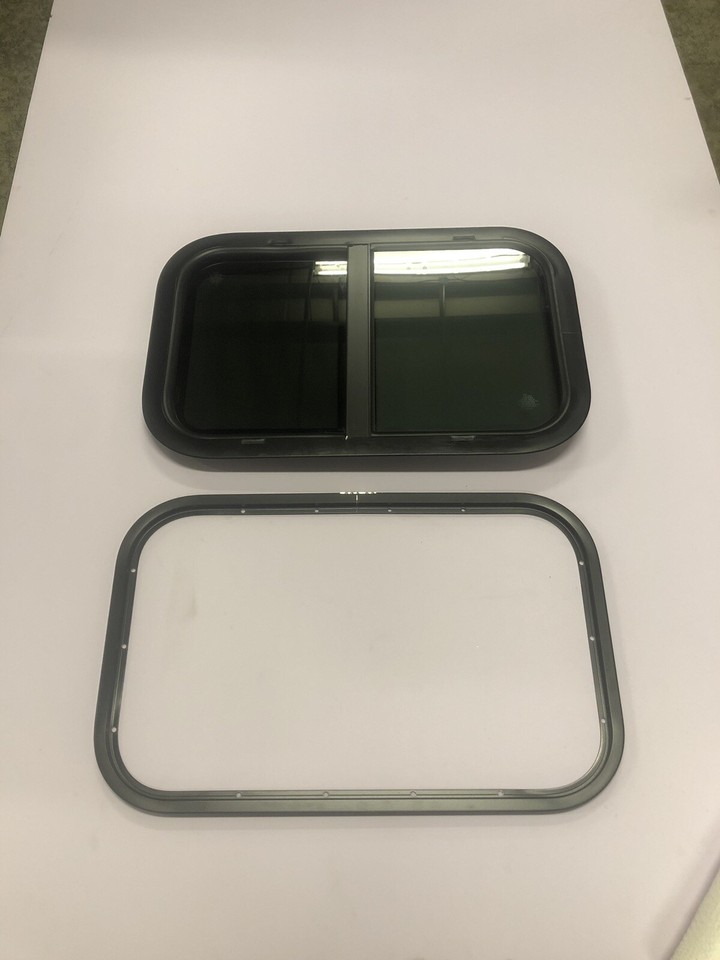 24" Width x 15" Height, Horizontal Slider RV Window Cargo Trailer W ...