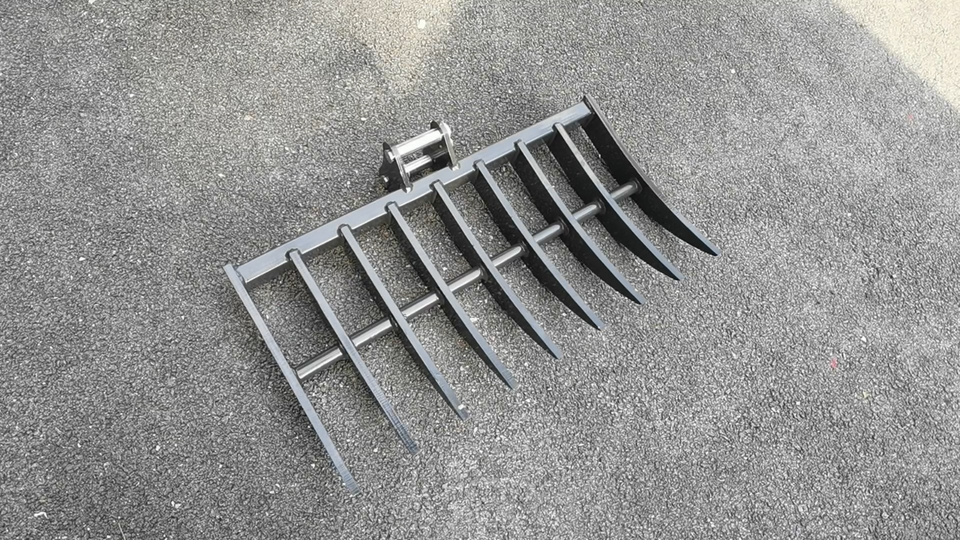 Land Clearing Root Rake 36“ Width for Kubota Mini Excavator U15,U17 ...