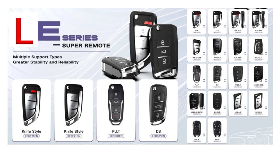 Car Key Programmer X 4 Keys Set Key Chip Work with X431 PAD V 5 IMMO ...