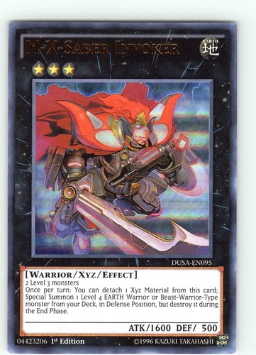 Yu-Gi-Oh TCG M-X-Saber Invoker DUSA-EN095 1st Edition Ultra Rare Card ...