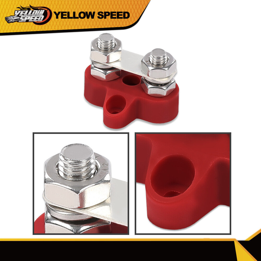 DC 48V Bus Bar 5/16" Heavy Duty Positive Power Distribution Studs ...