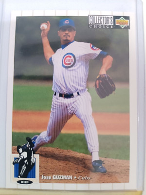 JOSE GUZMAN CHICAGO CUBS 1994 UPPER DECK BASEBALL CARD #463 | eBay