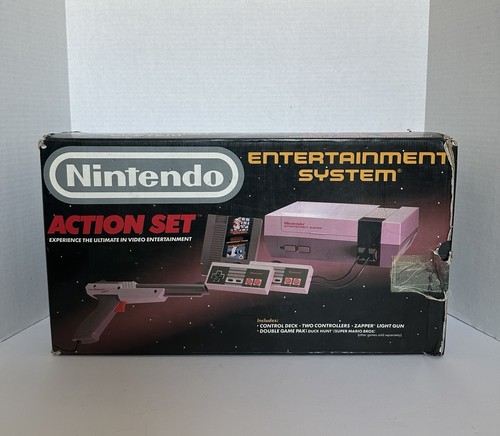 Nintendo NES Console Action Set Super Mario Games With Box And ...