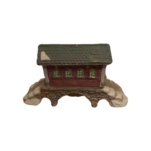 Cobblestone Corners 2002 Christmas Village Porcelain Covered Foot ...