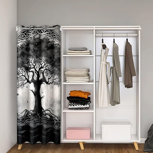Tree of Life Door Curtain,Tree Aesthetic Door Cover Curtain Kids Girls ...