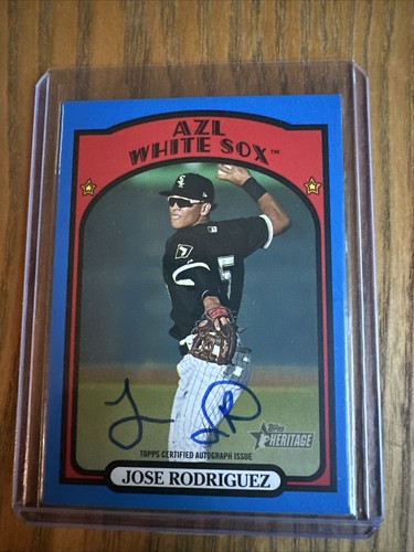 2021 Heritage Jose Rodriguez Blue Autograph/25 | eBay