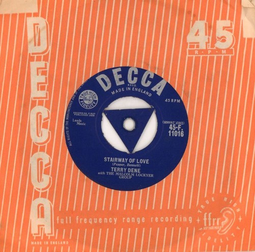 Terry Dene(7" Vinyl)Stairway Of Love-Decca-45-F.11016-UK-1958--VG/VG | eBay