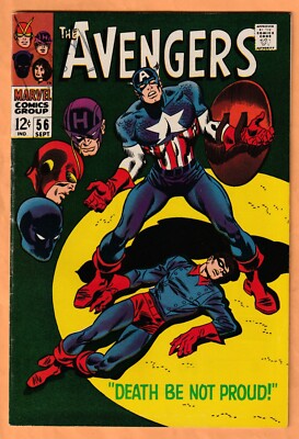 Marvel THE AVENGERS No. 56 (1968) Death of Bucky Retold! FN+ | eBay