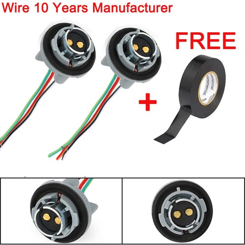 1157 1158 2057 2357 4X Plug Wiring Harness Sockets For Turn Signal ...