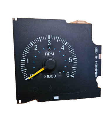1987-91 Ford F150 F250 F350 Bronco Instrument Cluster Tach Tachometer ...