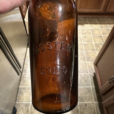 Hoster Blob Top Amber Beer Bottle Columbus Ohio OH | eBay